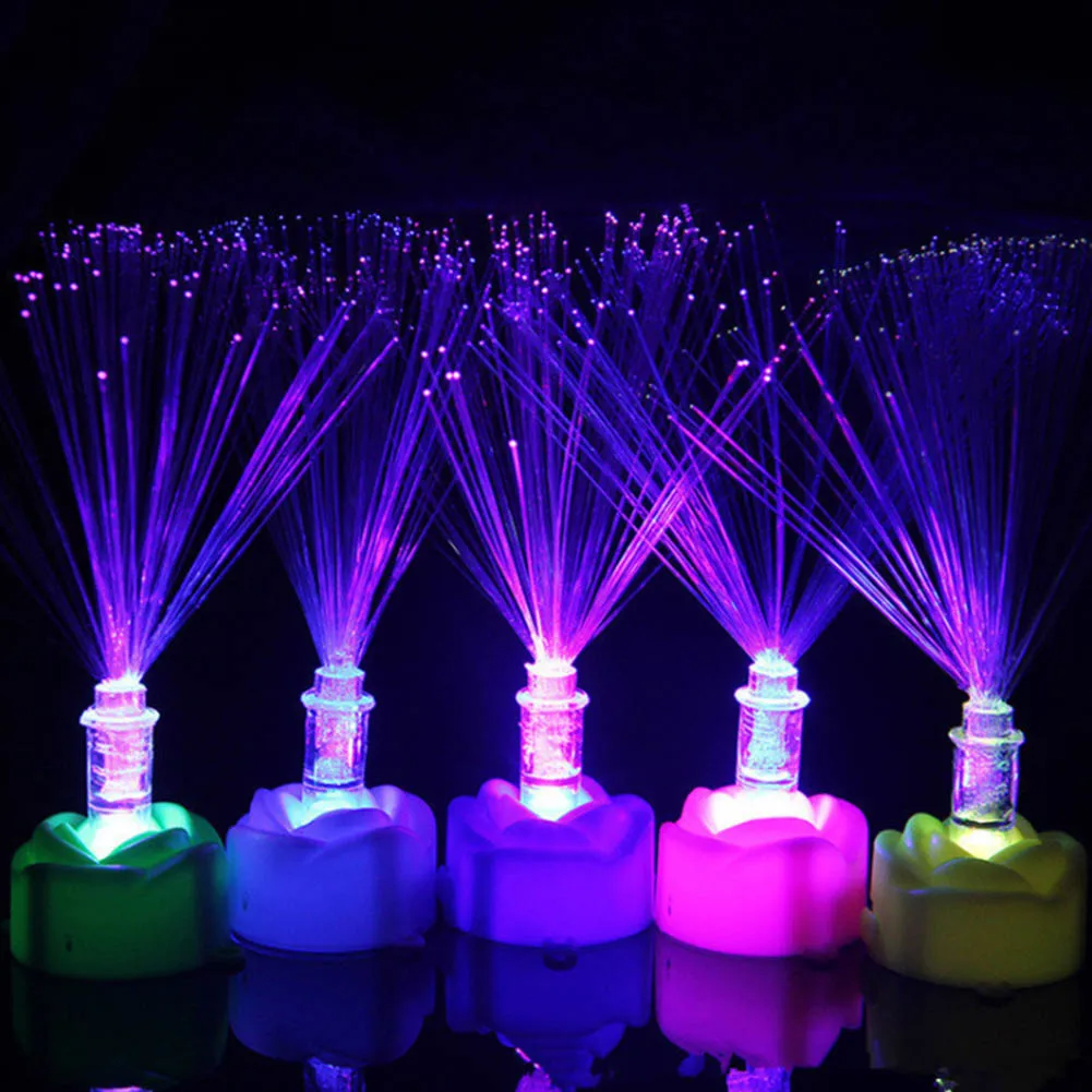 Beautiful Changing Color Fiber Optic Night Toy MultiColor Small Night ...
