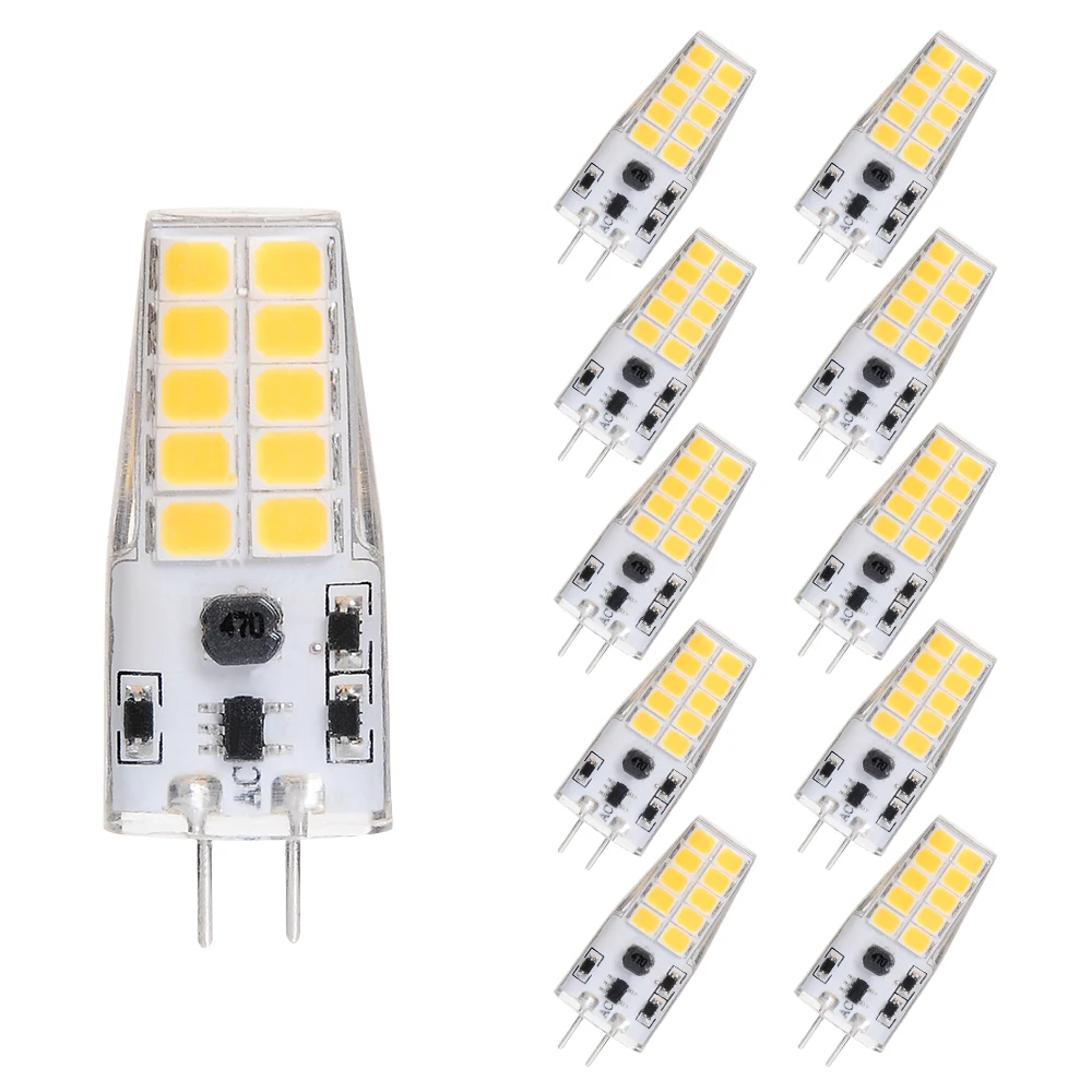 10X G4 LED Bin Pin Lamp AC/DC12V 5W 20pcs High Brightness 2835SMD LED ...