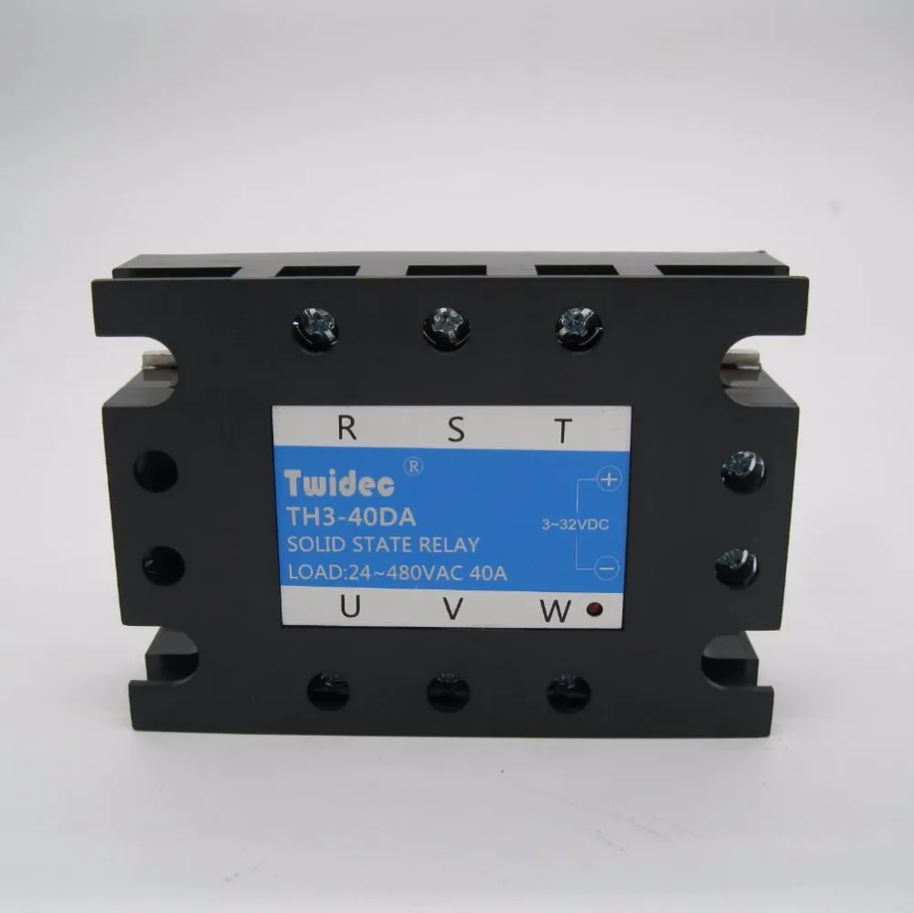 Twidec Three Phase Solid State Relay Ssr 40da Solid State Switch Ssr