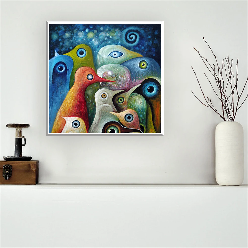 Mordern Canvas Painting Frameless Art Home Decoration Print Canvas ...