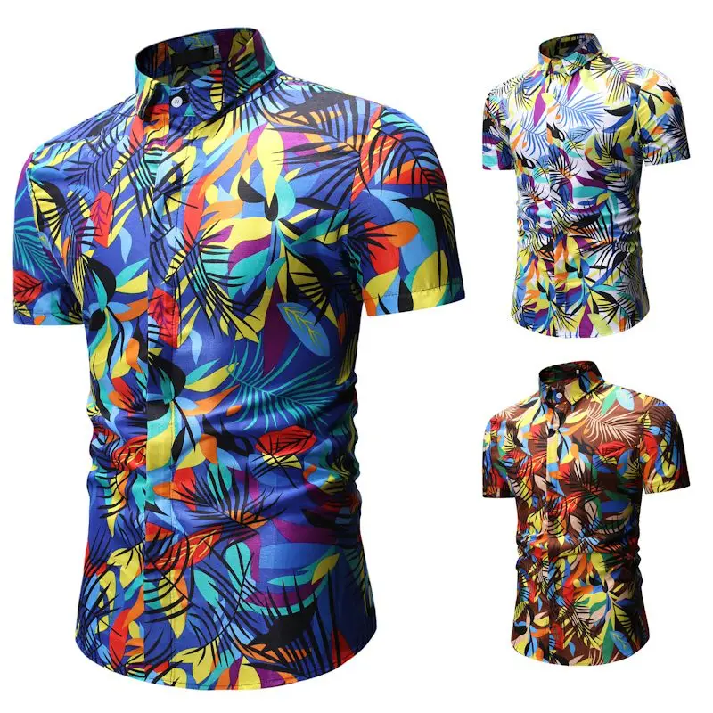 Creative Print Shirt Men's Casual Shirt Fashion Classic Men's Shirt ...