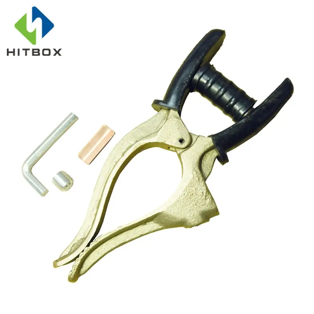 HITBOX Full Copper 400A Ground Earth Clamp For ARC MMA STICK Welding ...