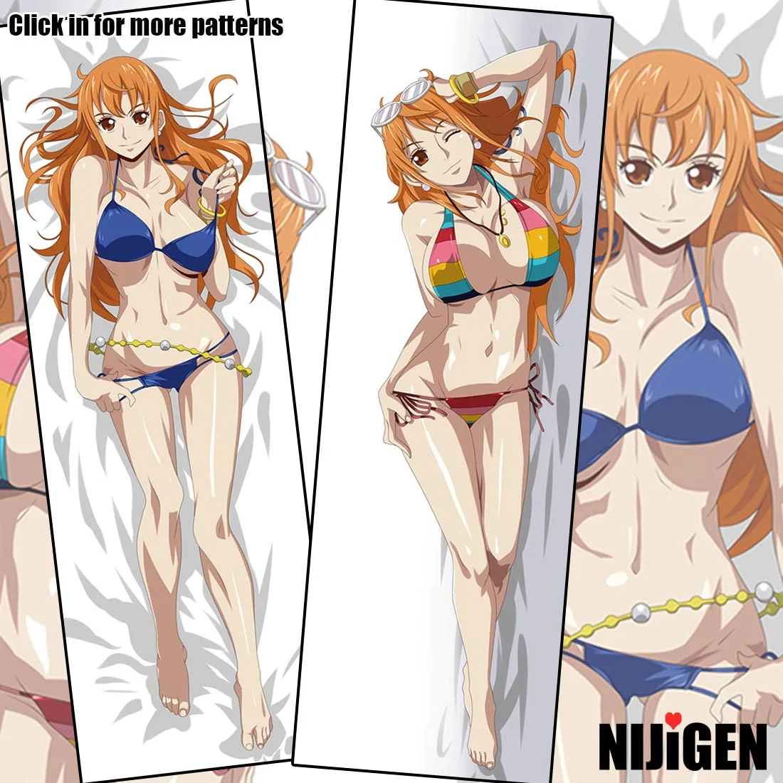 One Piece Nami Nico Robin Boa Hancock Sexy Cute Anime Dakimakura