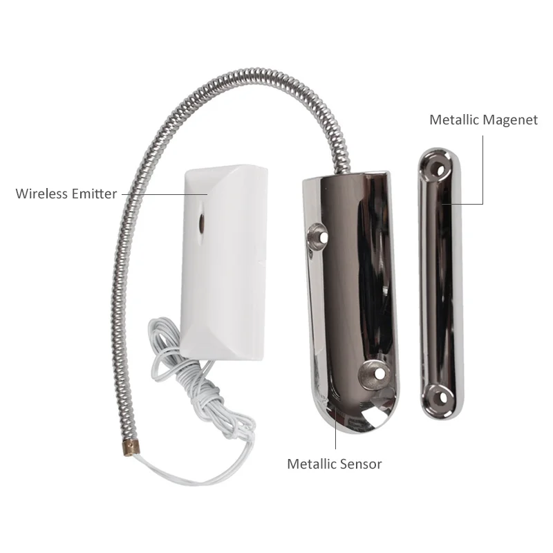 Wireless-Rolling-Shutter-Door-Sensor-Magnetic-Contact-Garage-Detector ...