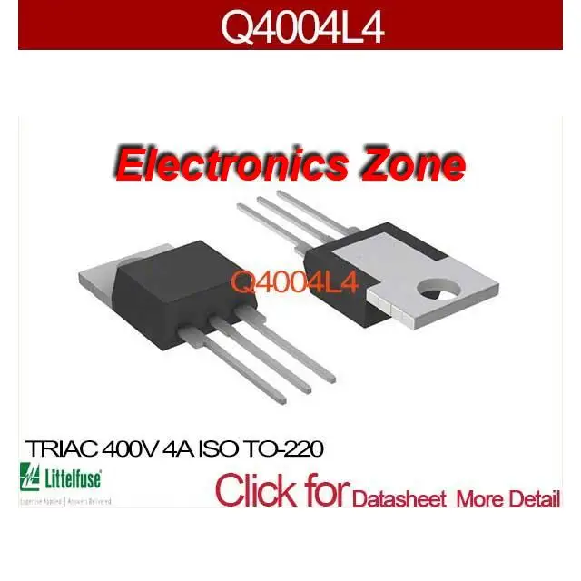 Q4004l4 TRIAC 400 V 4A ISO TO 220 Q4004L4 4004 Q4004 4004L 4004L4|triac ...