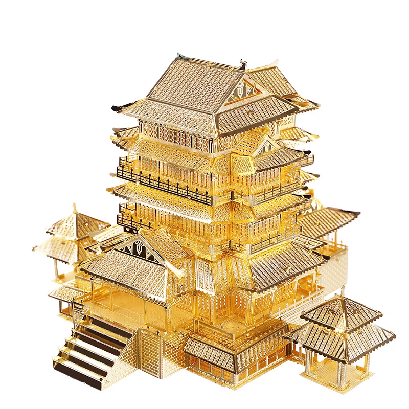 New 3D Metal Puzzles Adult Models Golden Puzzle Kits DIY Puzzles