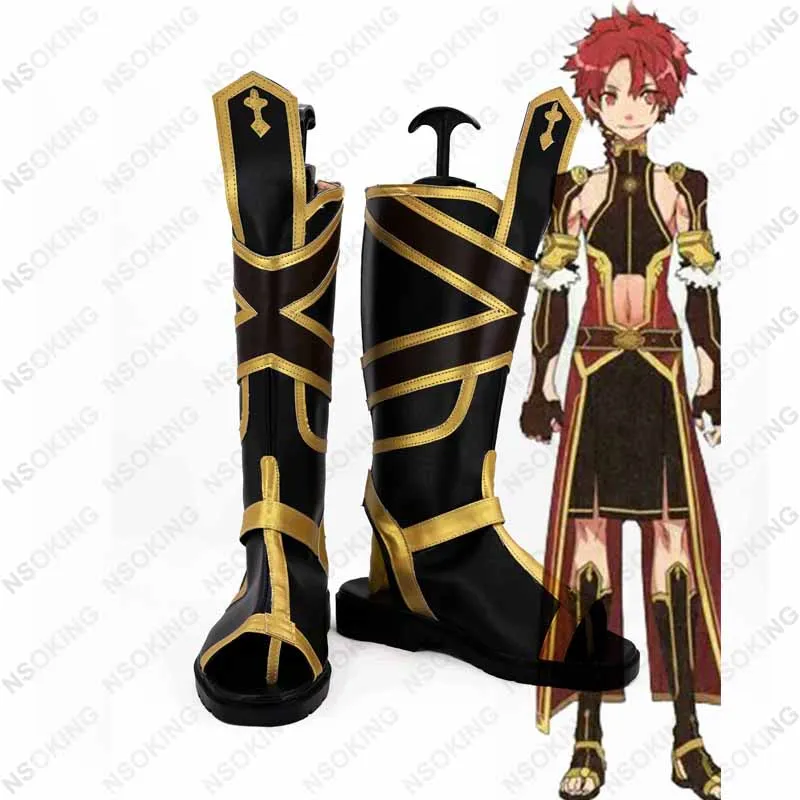 Fate Grand Order Cosplay Shoes FGO Alexander Anime Boots Custom made ...