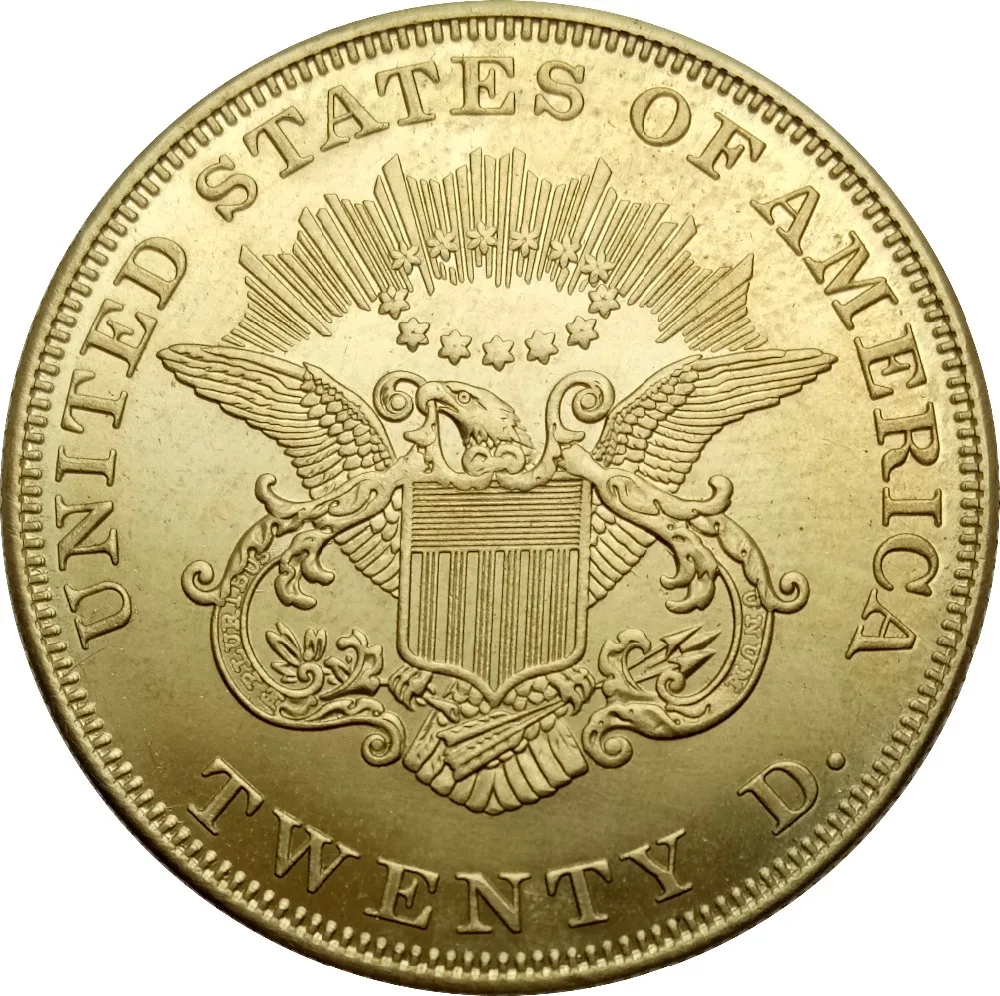 United States 20 Dollars Gold Coins 1858 Liberty Head Double Eagle United States 20 Dollars Gold Coins 1858 Liberty Head Double Eagle