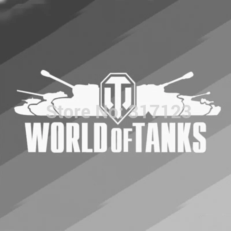 (50 Pieces /lot) Car Stickers World Of Tanks Intersting Waterproof ...