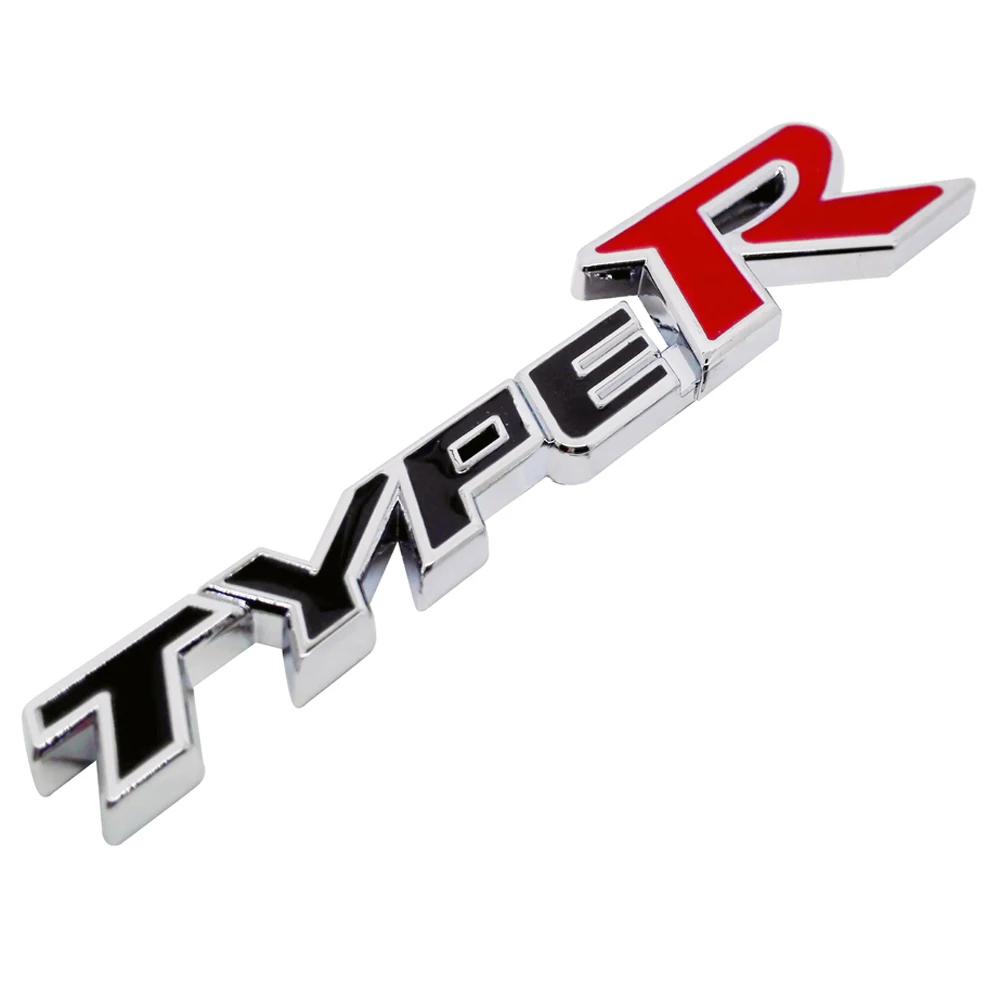 Metal Badge Logo TYPE-Racing Logo TYPE R Stickers Decals Honda Civic ...