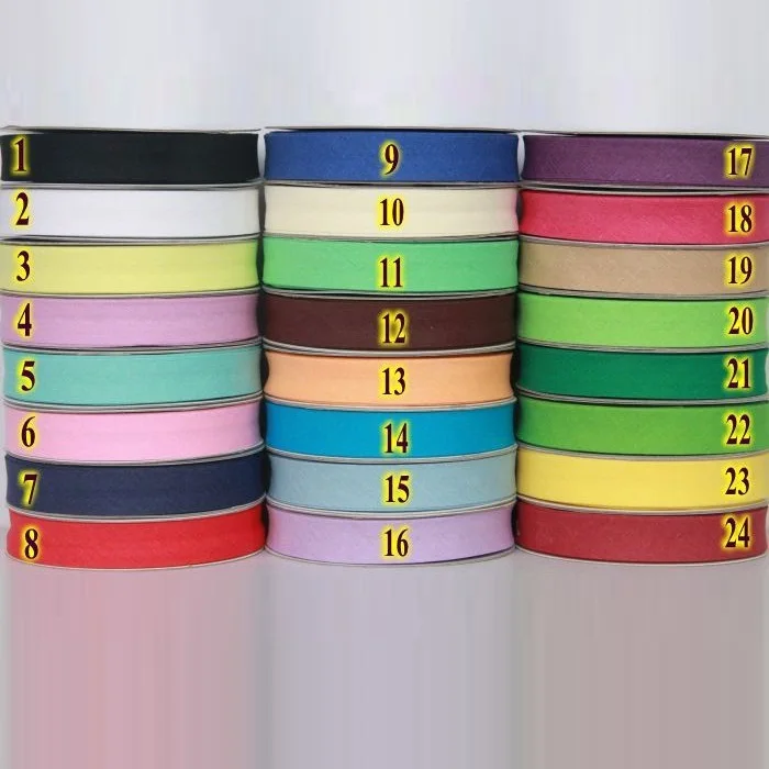 Aliexpress.com : Buy (6/8") 20mm width ironed single fold cotton bias ...