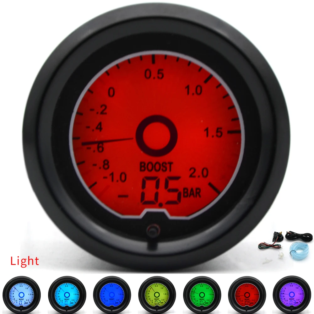 2-52mm-BAR-Turbo-Boost-Gauge-7-Color-Racing-Gauge-LCD-Digital-Display ...