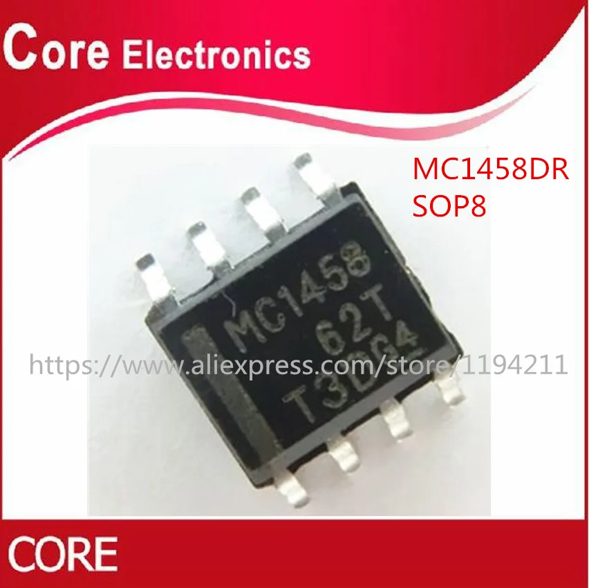 50PCS MC1458DR MC1458D MC1458 SOP 8 IC new|Integrated Circuits ...