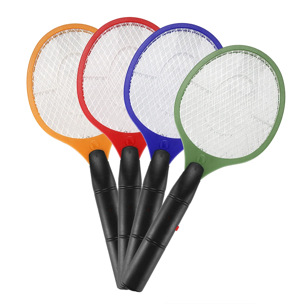 Hand Racket Electric Mosquito Swatter Insect Home Garden Pest Bug Fly ...