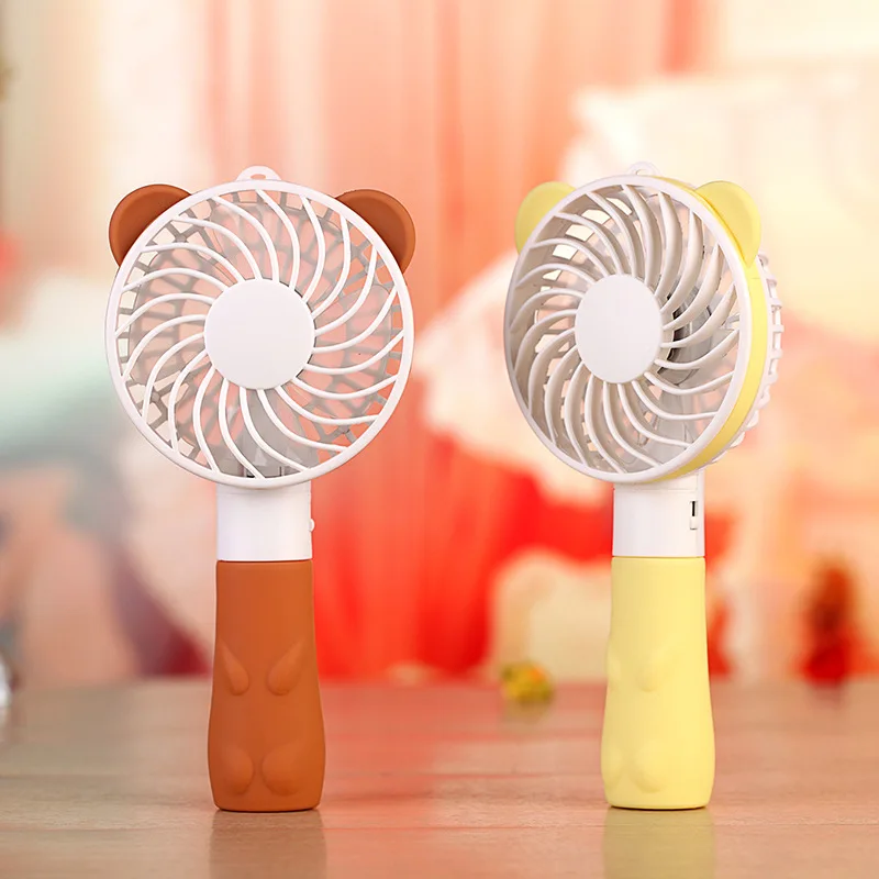 Mini Handable Fan Cute Bear Style Desktop Ventilador DC 5V USB fan For ...