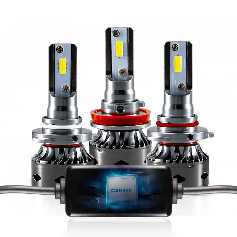 2PCS H11 H1 H4 H7 Led Auto Scheinwerfer Canbus Kit 80W Auto ...