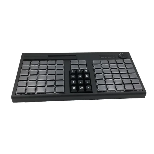 KB76 76 Keys POS Programmable Keyboard With MSR Optional USB/PS2 Rich ...