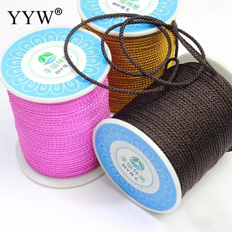48m/spool 1.8mm Nylon Cord Hot Sale 12 Color Nylon Cord Thread Chinese ...