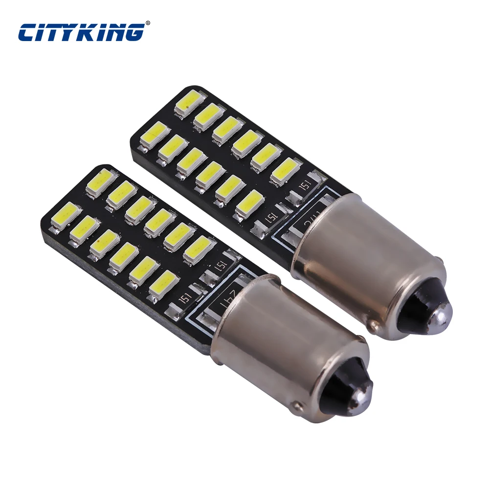 Wholesale 10pcs/Lot Canbus ba9s led 12v 24smd 3014 LED car ba9s led ...