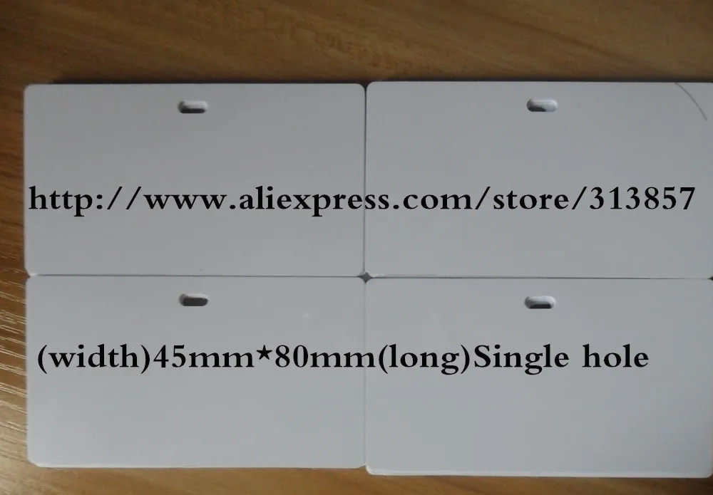 Cable Tag Tag 45mm(width)*80mm(long)single Hole Pvc Blank Single-sided ...