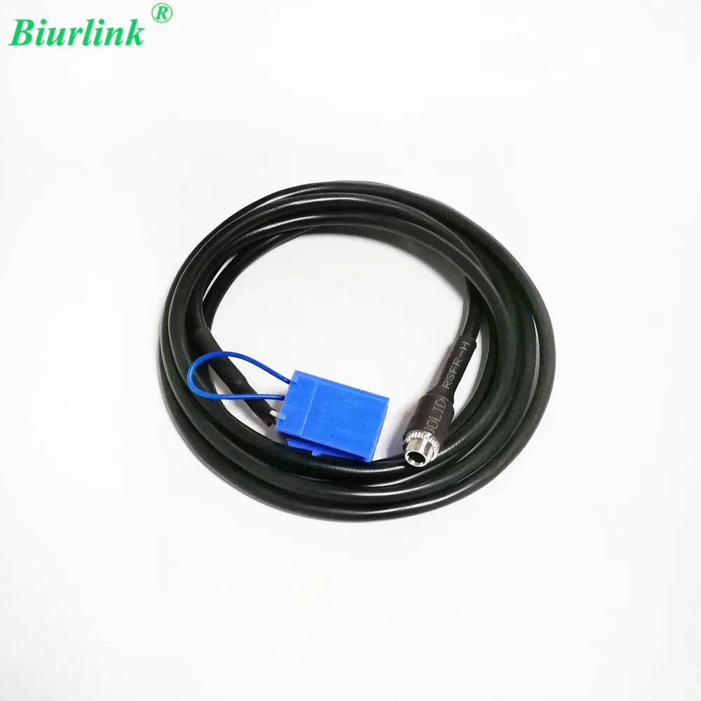 Biurlink Car Stereo AUX IN 3.5mm Audio Input Adapter Cable MINI ISO ...