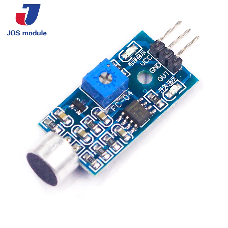 3pin Voice Sound Detection Sensor Module Intelligent Smart Vehicle ...