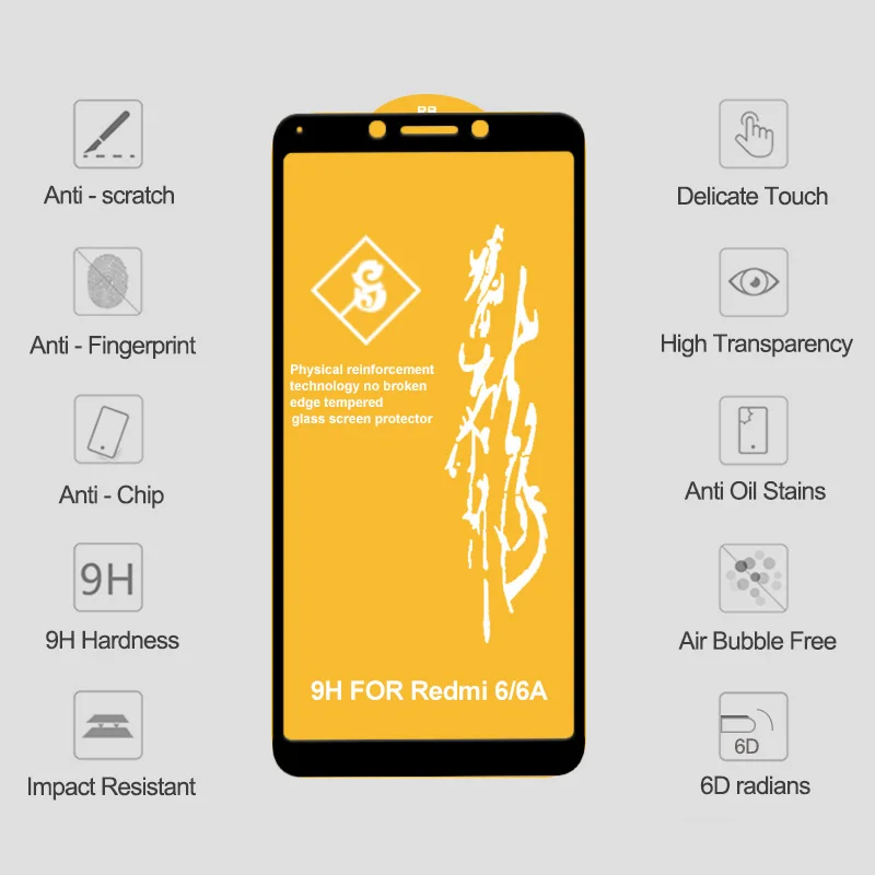 Стекло для Xiao mi Red mi Note 8 7 Pro Защитная пленка для экрана ...