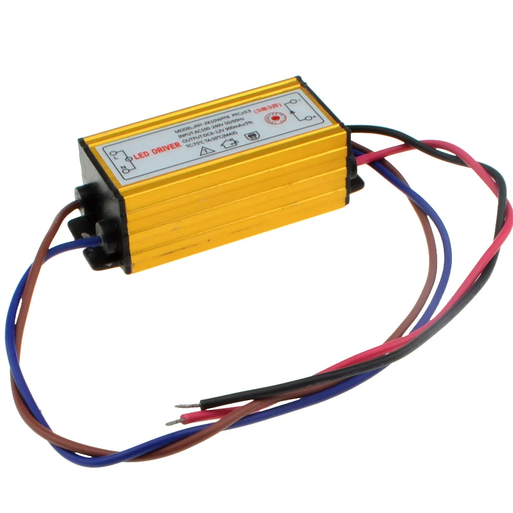 10pcs/lot High Power IP66 Waterproof Led 10W 900mA Constant Current ...