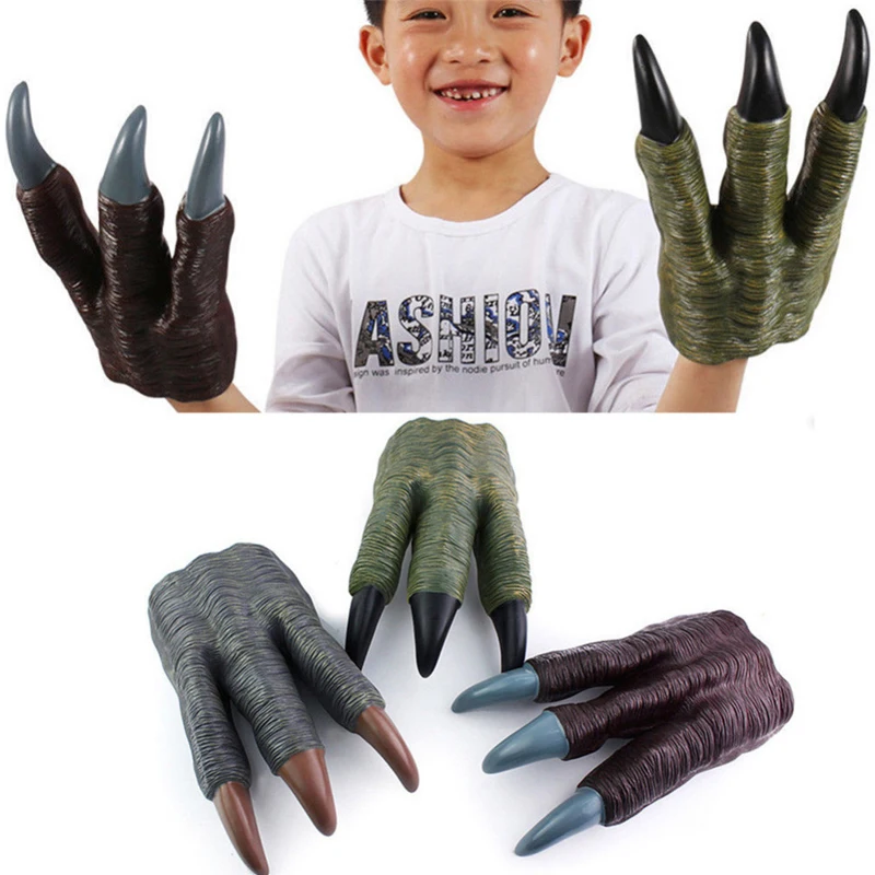 Jurassic World Dinosaur Claw Gloves Toy Kid Trick Prop Hands Claws ...