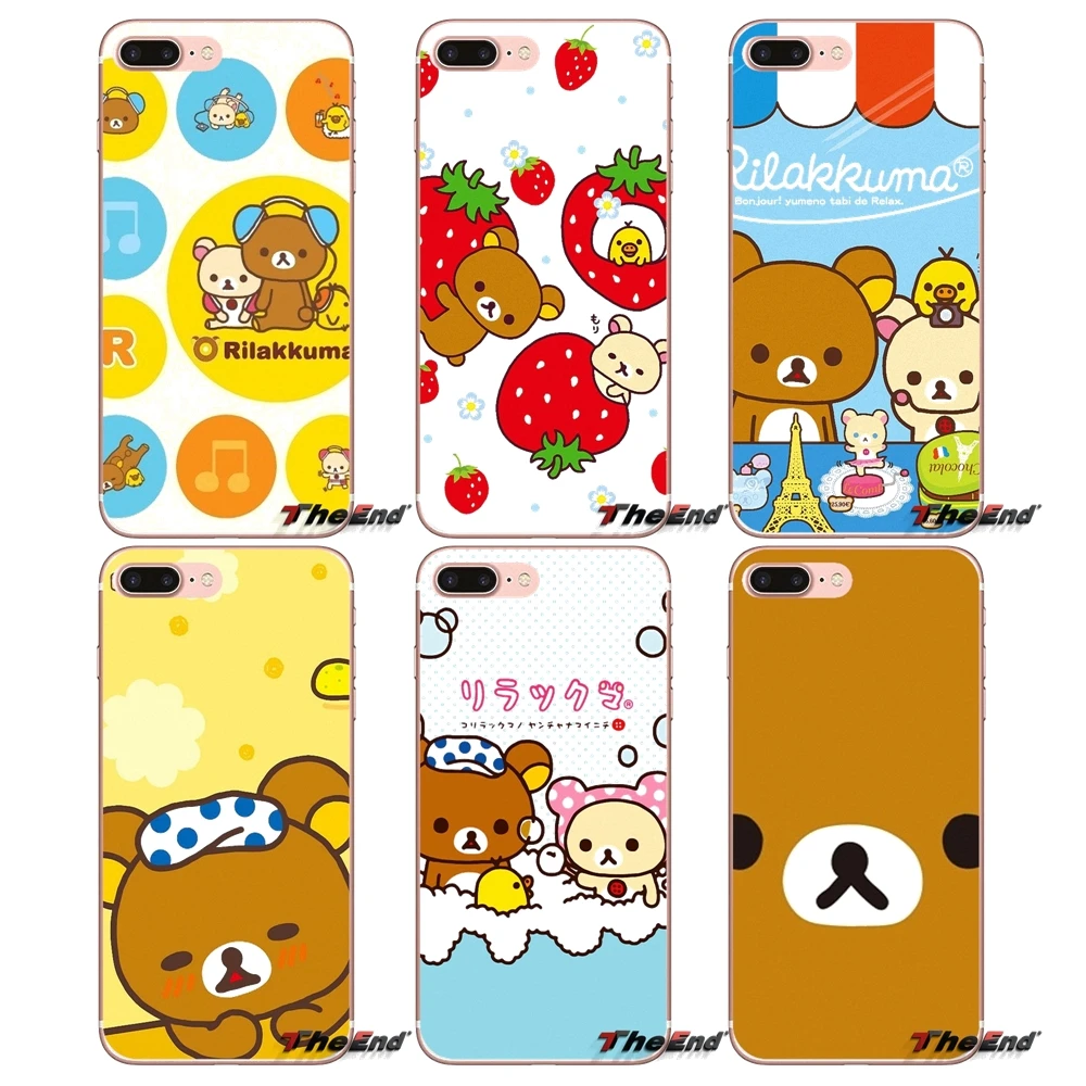 Rilakkuma oso de peluche Relax oso suave TPU funda para Huawei Honor 7X ...