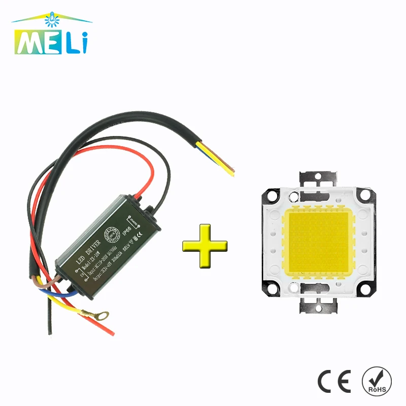 LED COB Lamp Chip With LED Dirver 10W 20W 30W 50W 100W LED Integrated ...