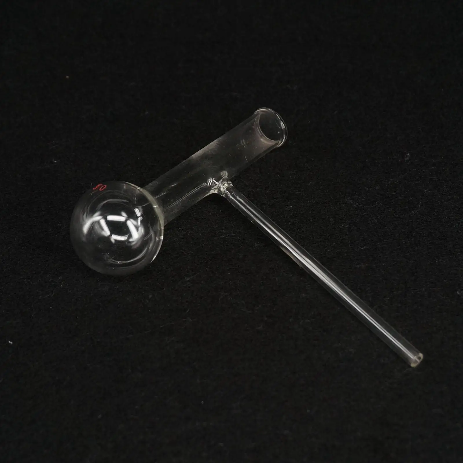 30ml Glass Distillation Flask Round Bottom with Side Arm Distilling Lab ...