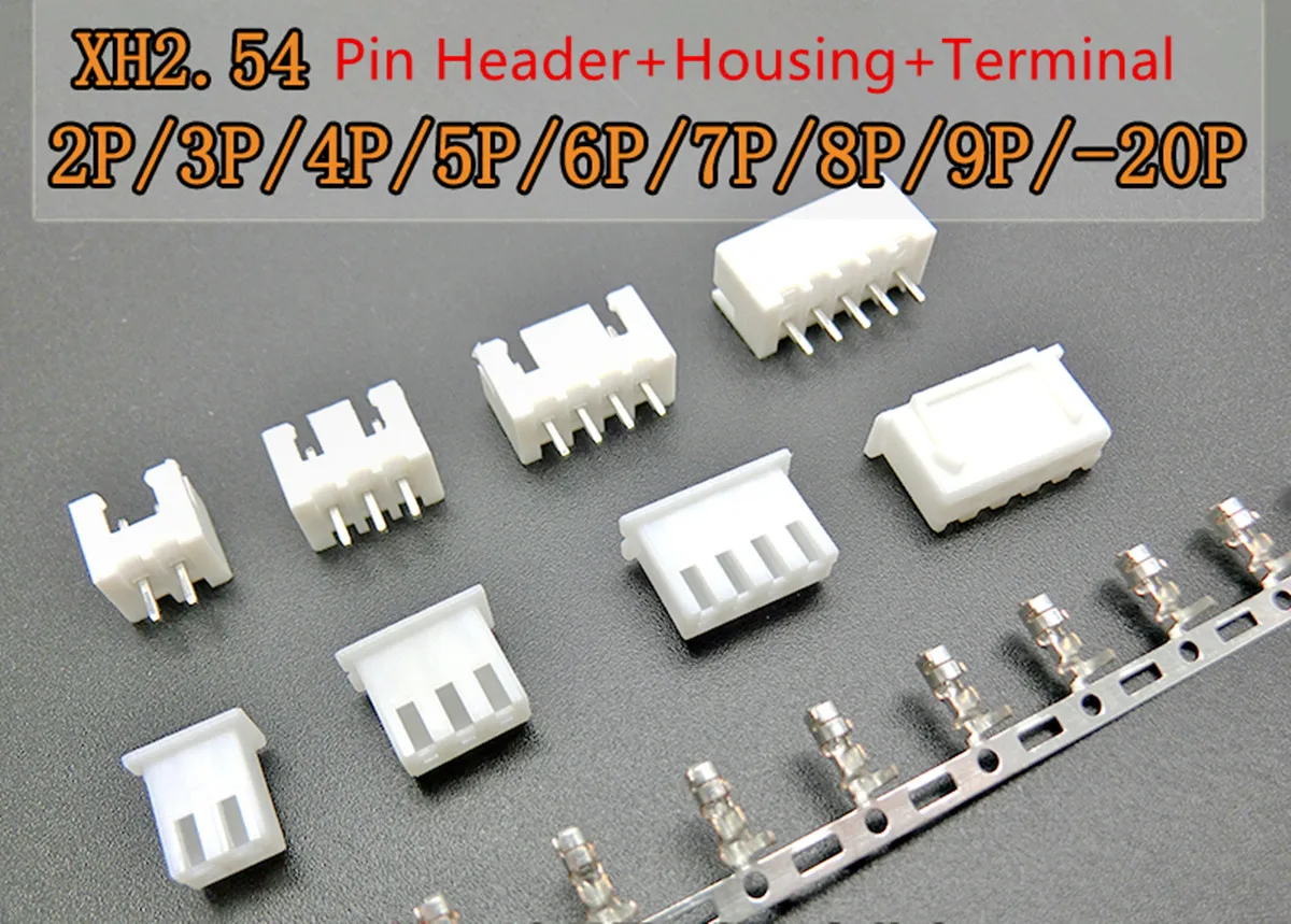 XH2 54 2P 3P 4P 5P 6P 7P 8P 9P 10P 11P 12P 13P 14P 15P 16P 2 54mm 