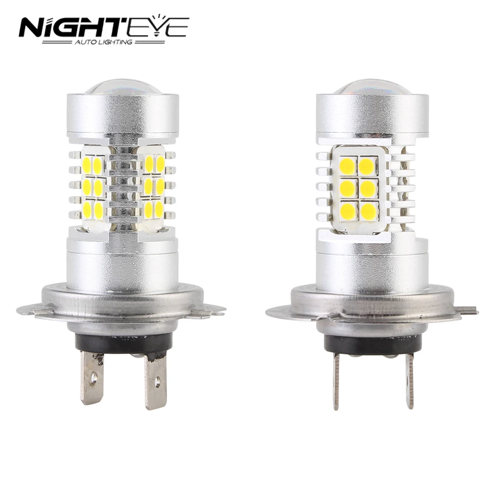 NIGHTEYE H7 Led Fog Light Car Headlight Bulbs 44W/Set 660Lm 12V 24V ...