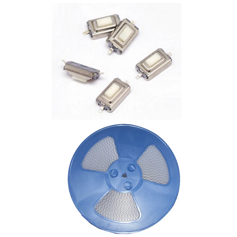 3000pcs/coil 3*6*2.7mm 2 pin SMD Push Button Switch 3x6x2.5mm Tact ...