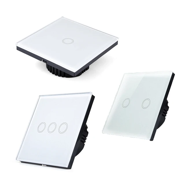 EU Standard Waterproof Touch Switch Wall Light Switch Remote control ...