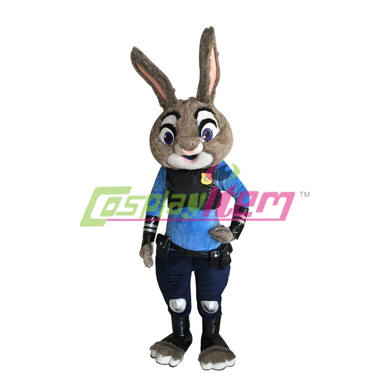 Zootopia Mascot Costume Adult Unisex Zootopia Judy Hopps Mascot Cartoon ...