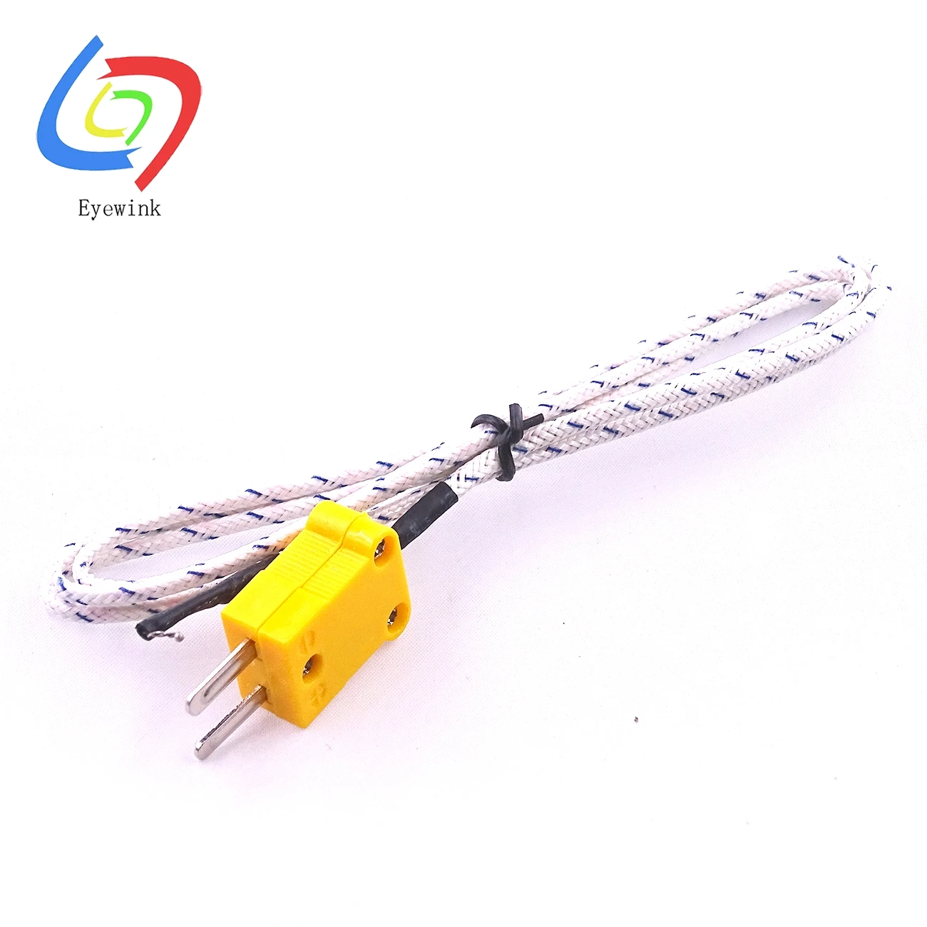 1pcs K type Thermocouple / Temperature probe TP 01 fiberglass wire 1m ...