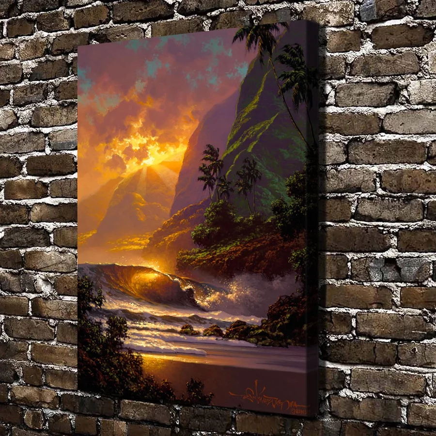 GM 5 Roy Gonzalez Tabora Sunrise Tree Scenery .HD Canvas Print Home ...