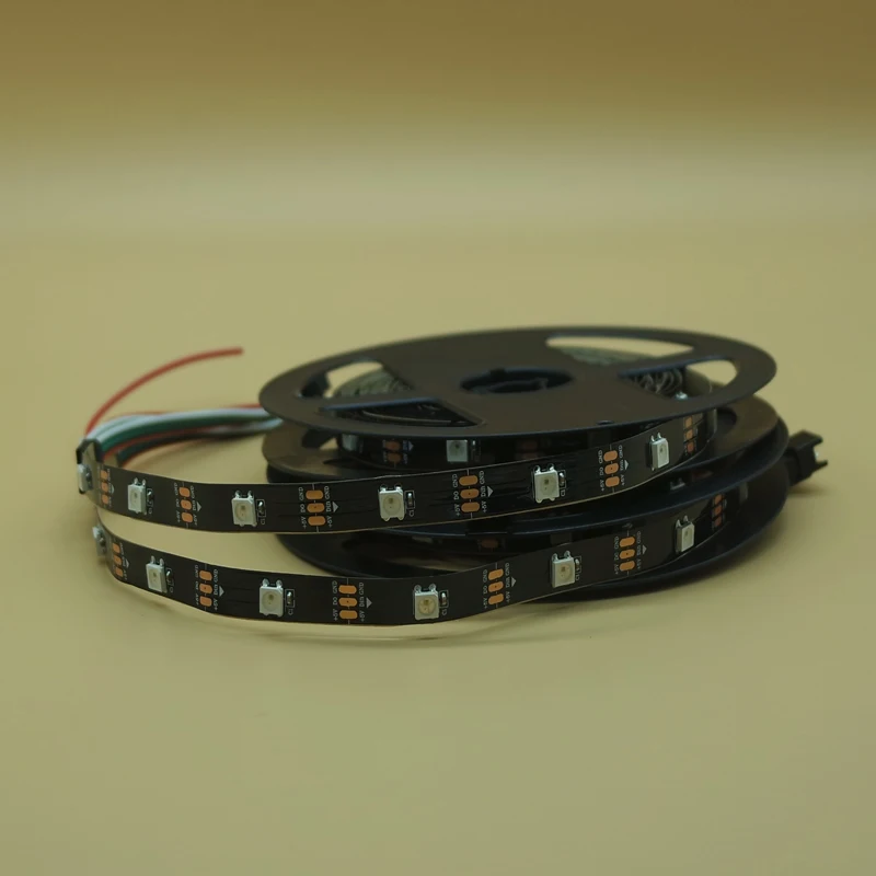 1m/5m WS2812B 30/60/144 leds/m Smartled pixel RGB individually ...