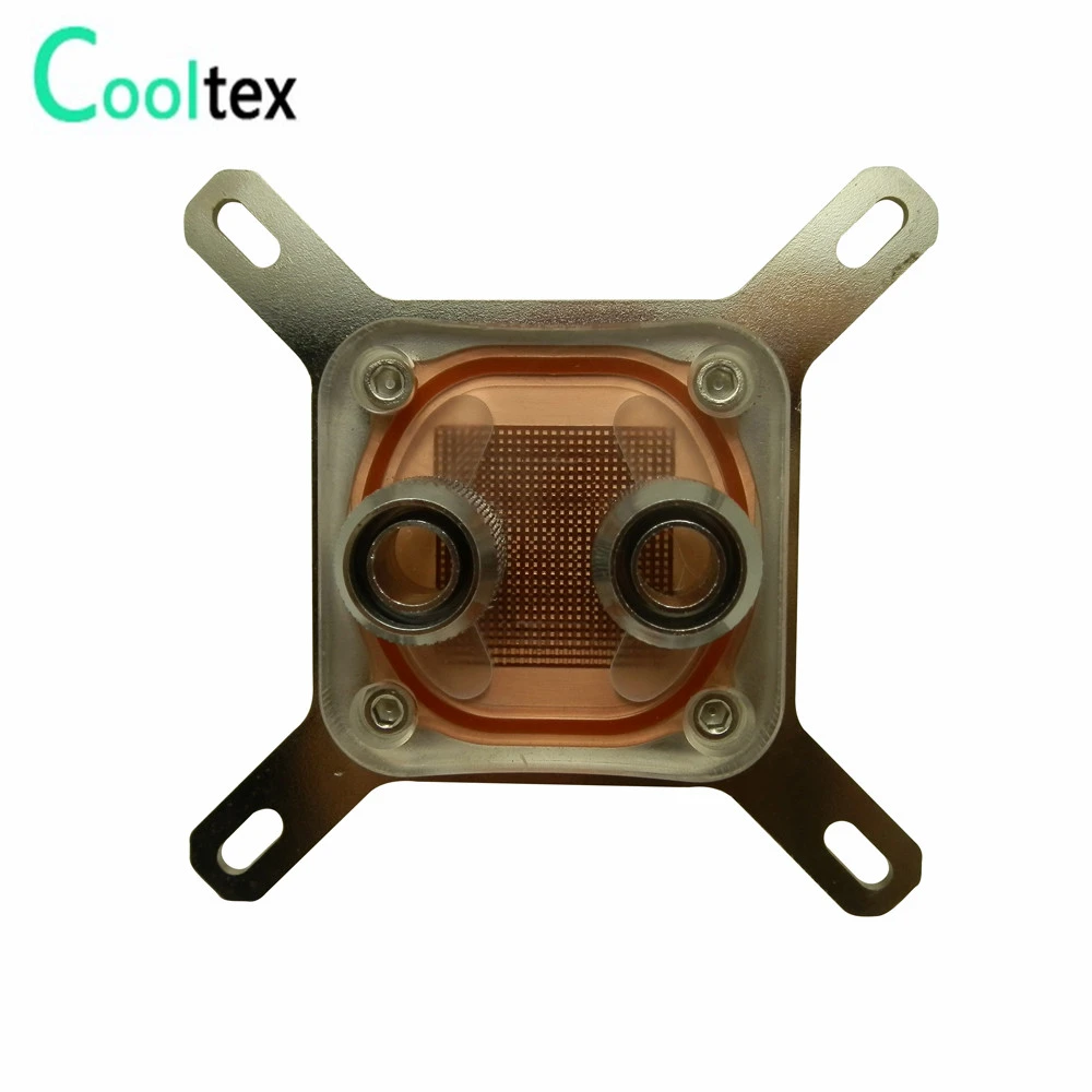 100%New CPU Water Block Water Cooling Cooler Computer For Intel LGA775 ...