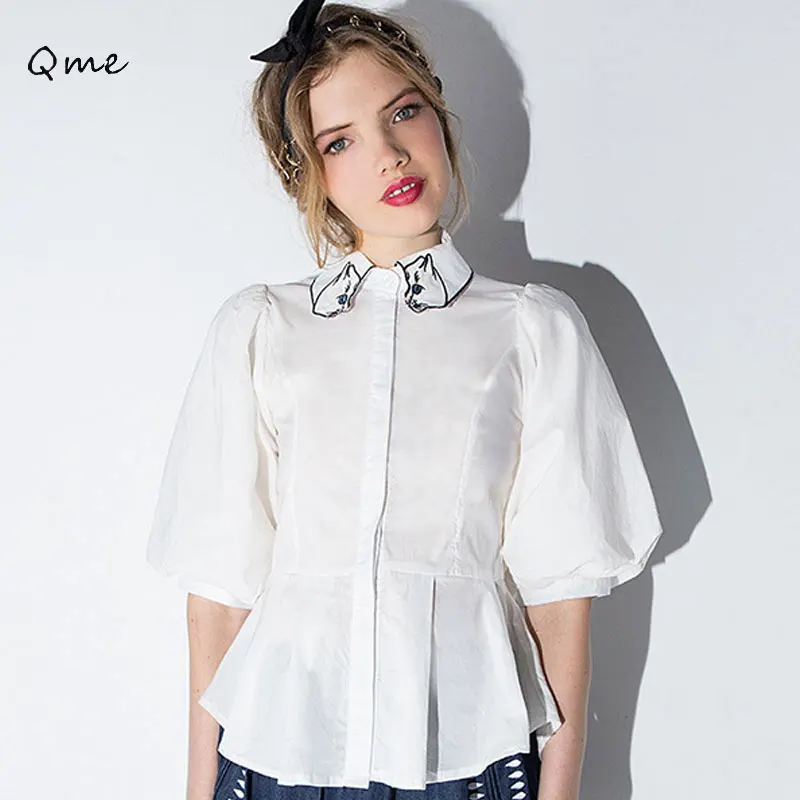 Peter Pan Neck Blouses