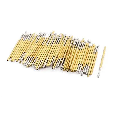 100pcs P100 A2 1.4mm Dia 33.3mm Length Metal Spring Pressure Test Probe ...