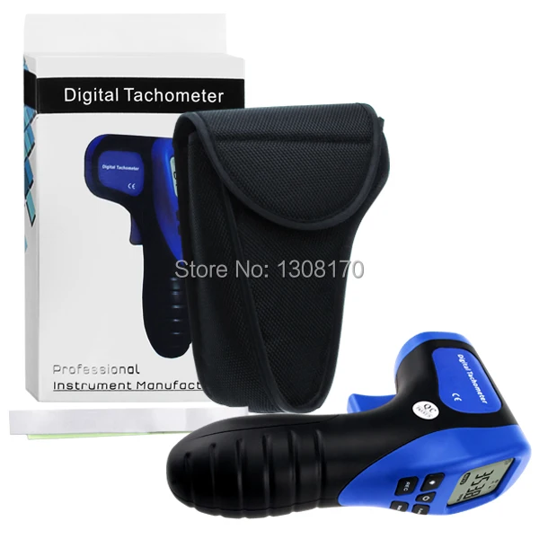 Handheld Tachometer DANOPLUS Digital Non-Contact Photo Tachometer Laser ...
