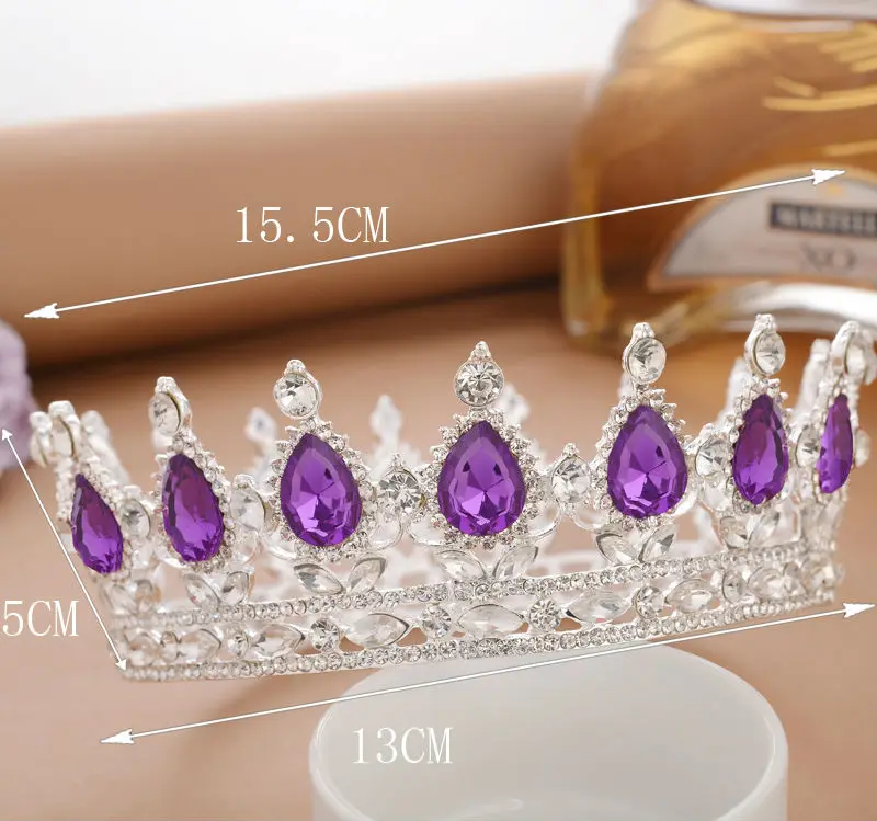 2 inch Queen Crown White Black Crystal Rhinestone Tiaras Pageant Bridal ...