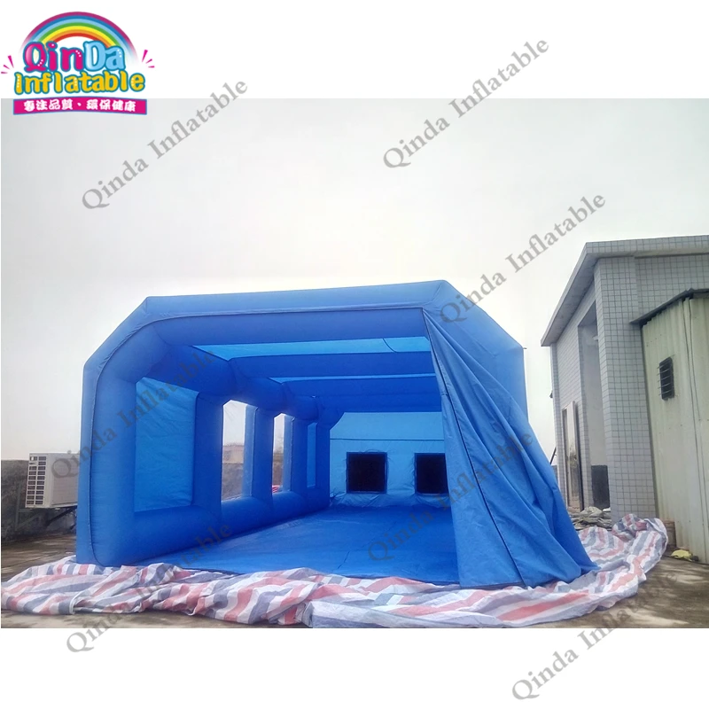 Mobile durable advertising booths paint tent pvc tarpaulin inflatable ...