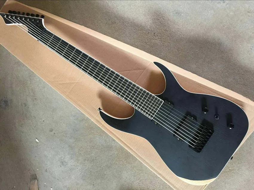 2018 Top Quality 8 Strings Electric Bass Guitar,Black Top and Natural ...