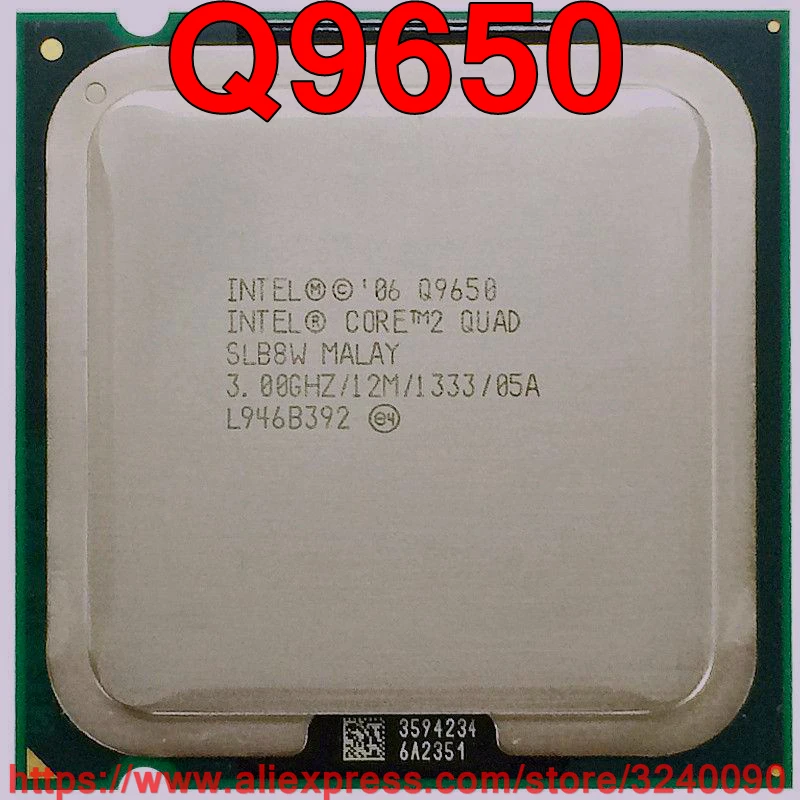 Processador intel quad core 2, processador intel quad q9650 3.00ghz/12m ...