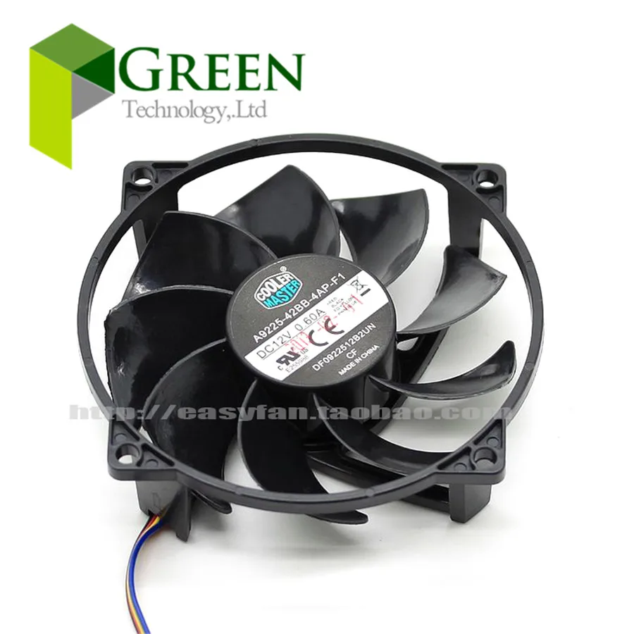 5PCS The original Cooler Master 9025 9o25 90MM 9cm Circular fan PC CPU ...