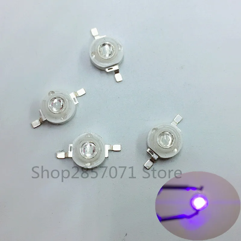 10pcs 3W High Power LED UV Light Chip 395 400nm Ultra Violet not|10pcs ...